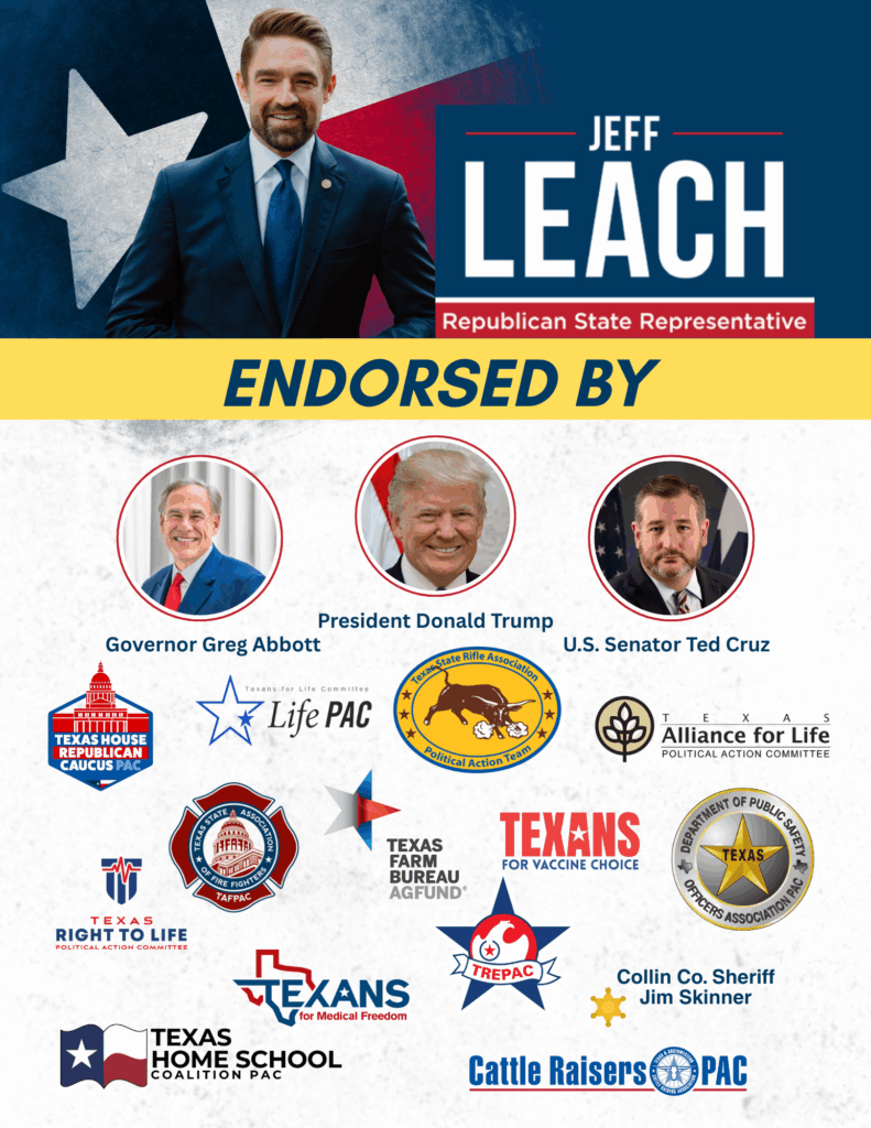 The Endorsements Keep Rolling In! - Jeff Leach